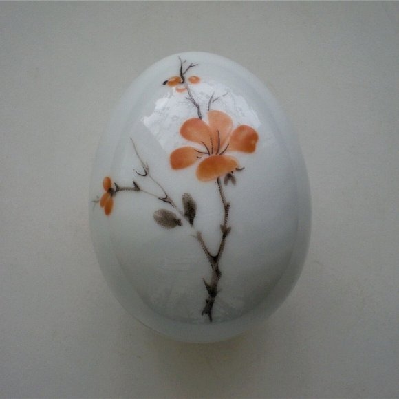 Limoges | Storage & Organization | Vintage Limoges Porcelain Egg Shaped ...